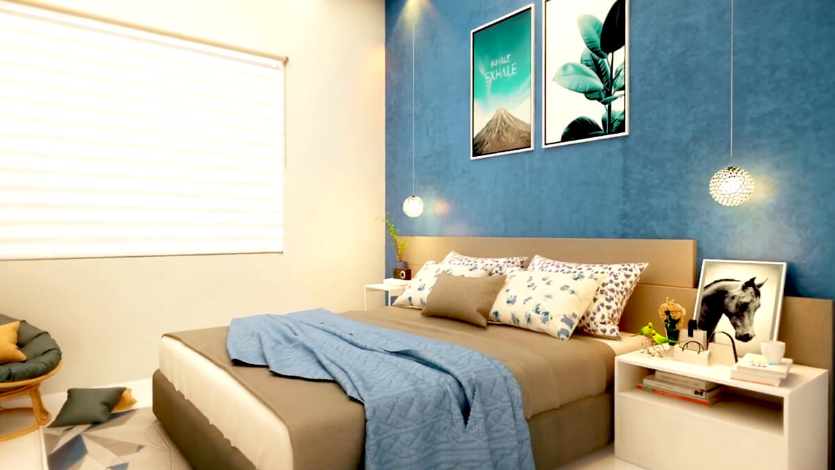 2/3 BHK Luxury Apartments & Flats Kottayam | Confident Blueberry