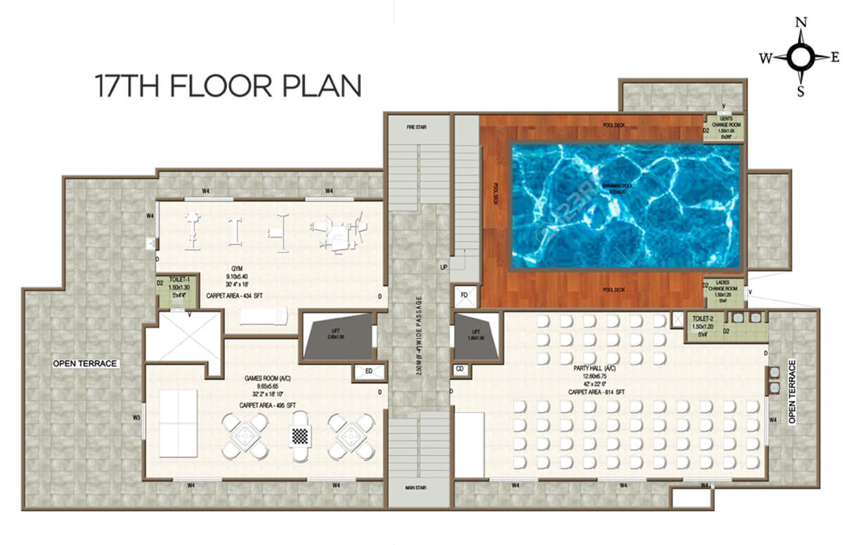 2/3 BHK Luxury Apartments & Flats Kottayam | Confident Blueberry