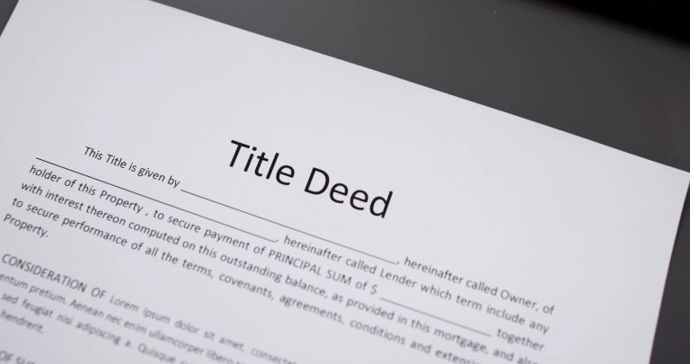 What is a Title Deed? Types, Importance & Securing Ownership